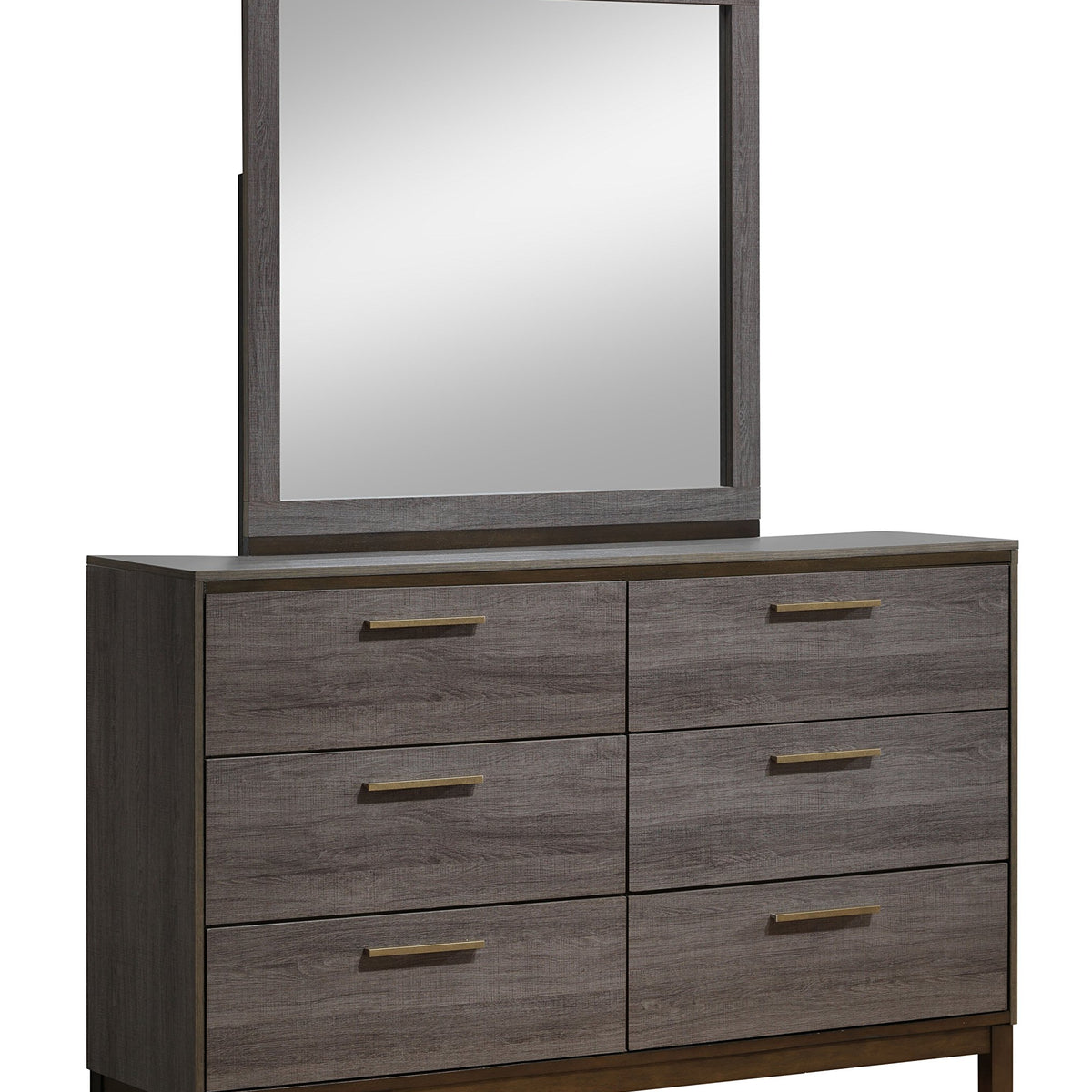 Inside + Out Veda 4 Piece Two-Tone Bed Set, Queen, Gray – Bircata