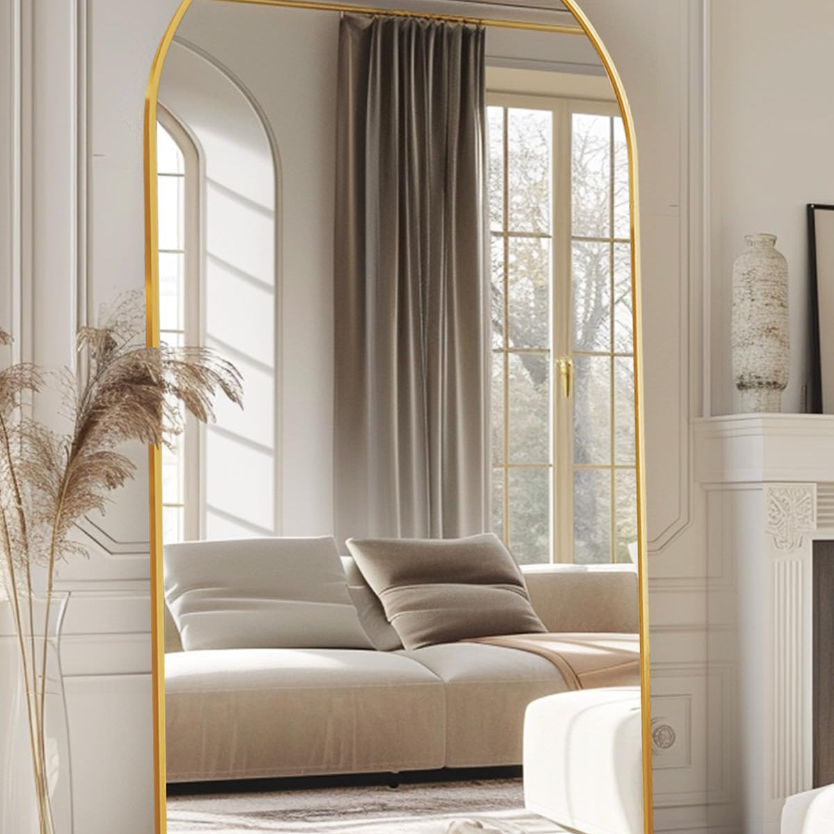 Full Length Mirror, 38"x78" Floor Mirror Freestanding, Full Body Mirro ...